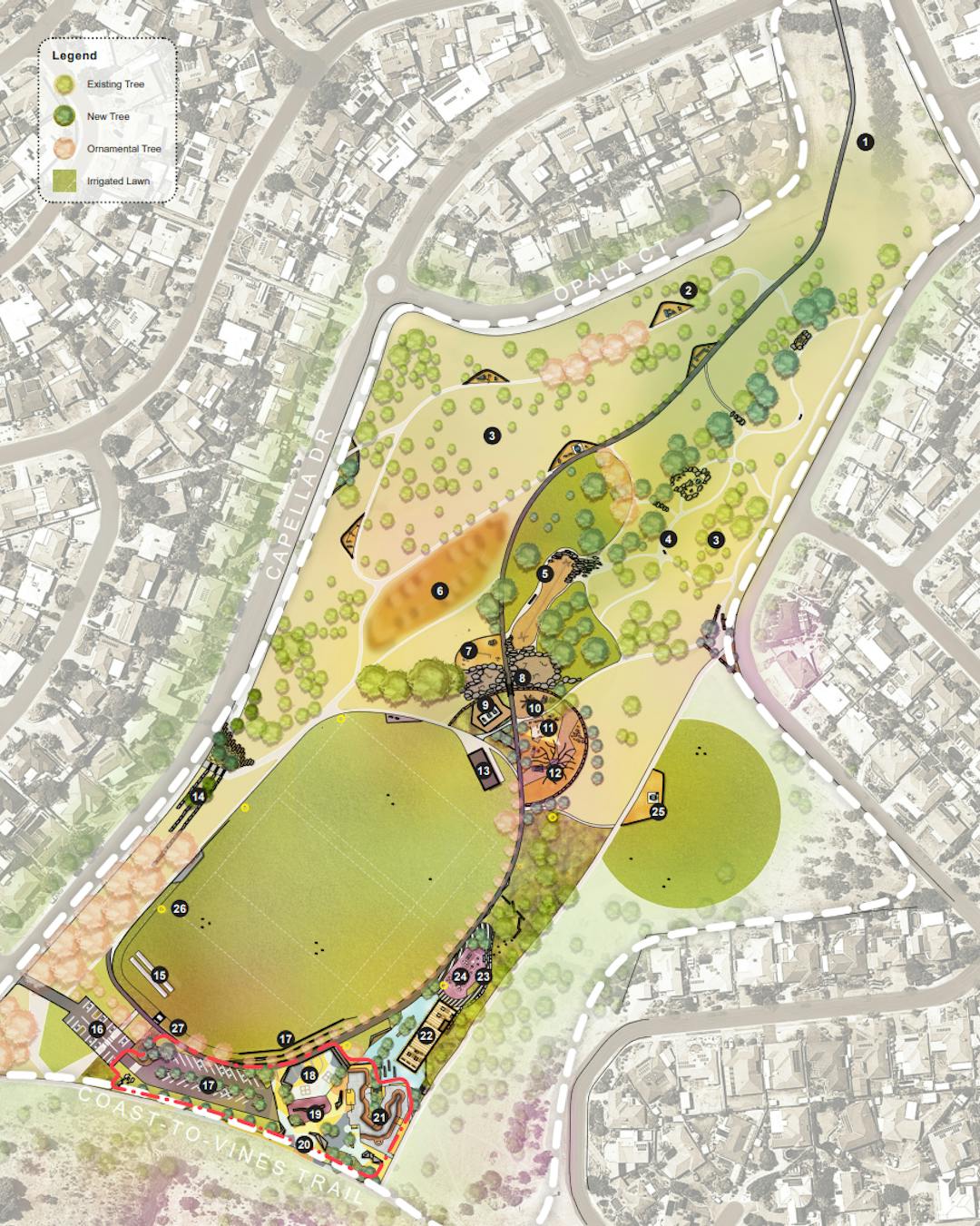 Capella Reserve | Concept Design | Making Marion