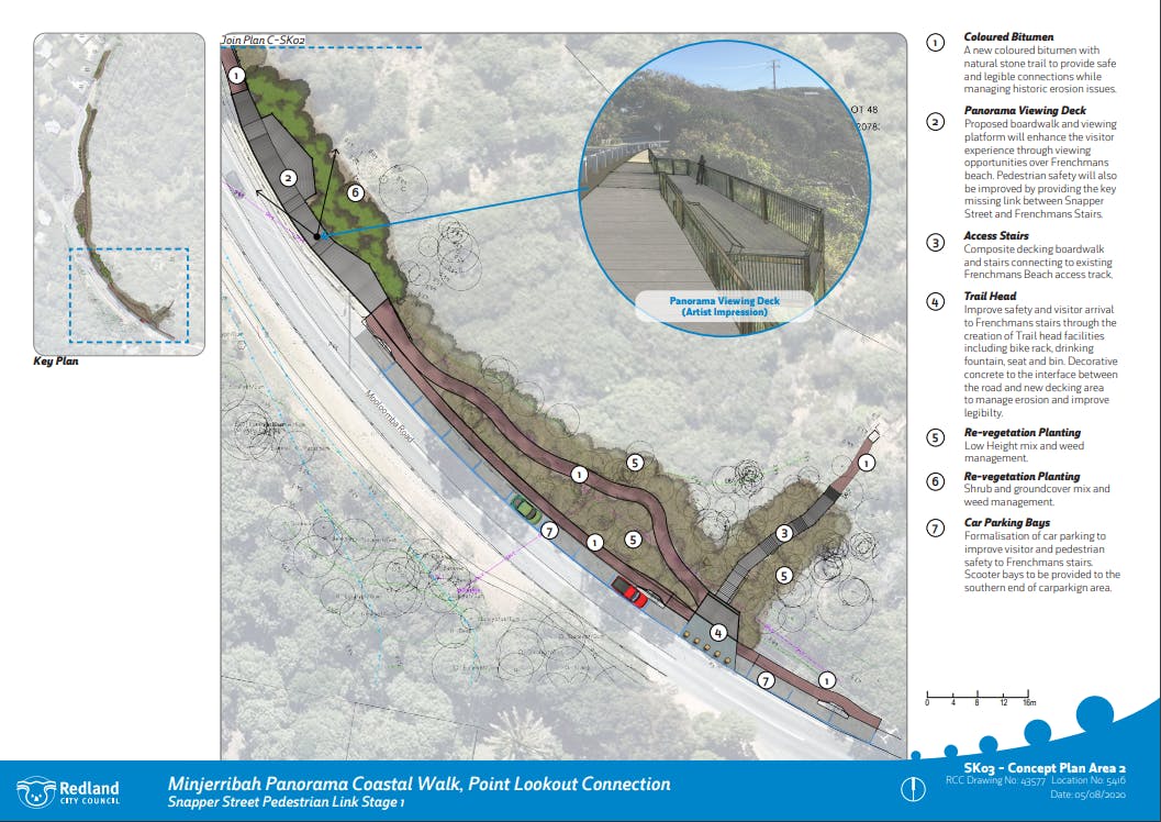 Drawings | Minjerribah Panorama Coastal Walk, Point Lookout Connection ...