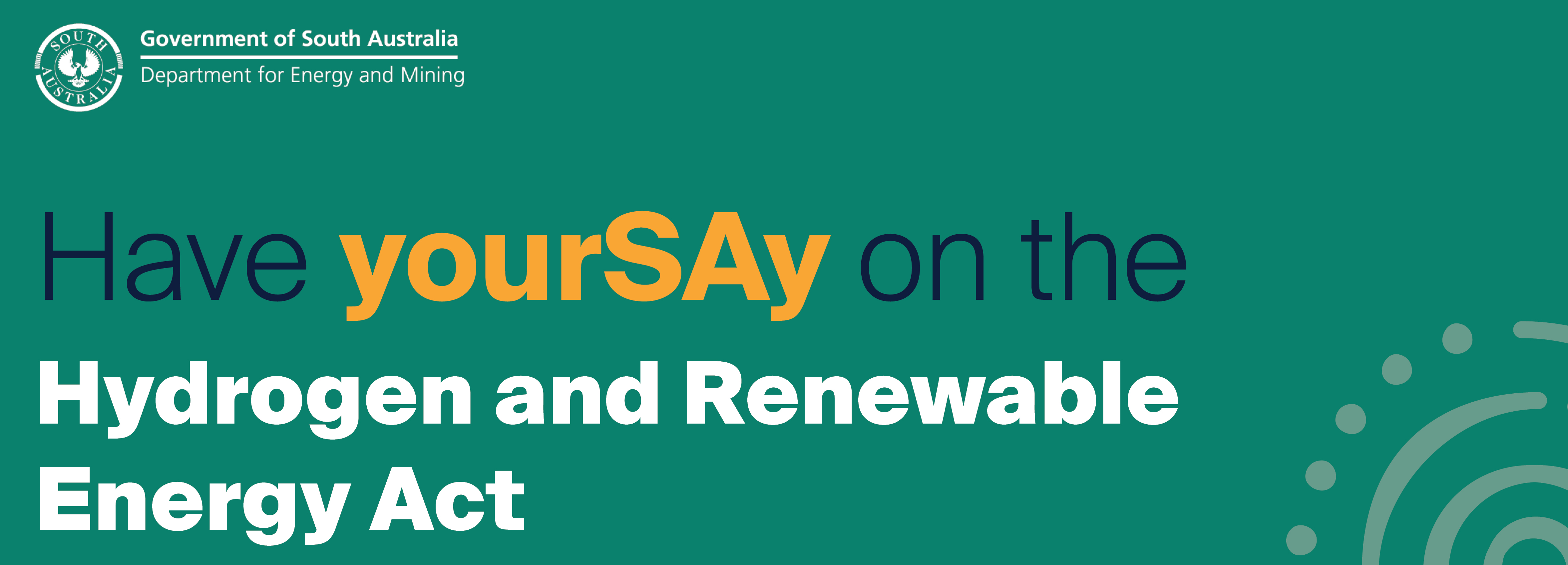 Hydrogen and Renewable Energy Act | YourSAy