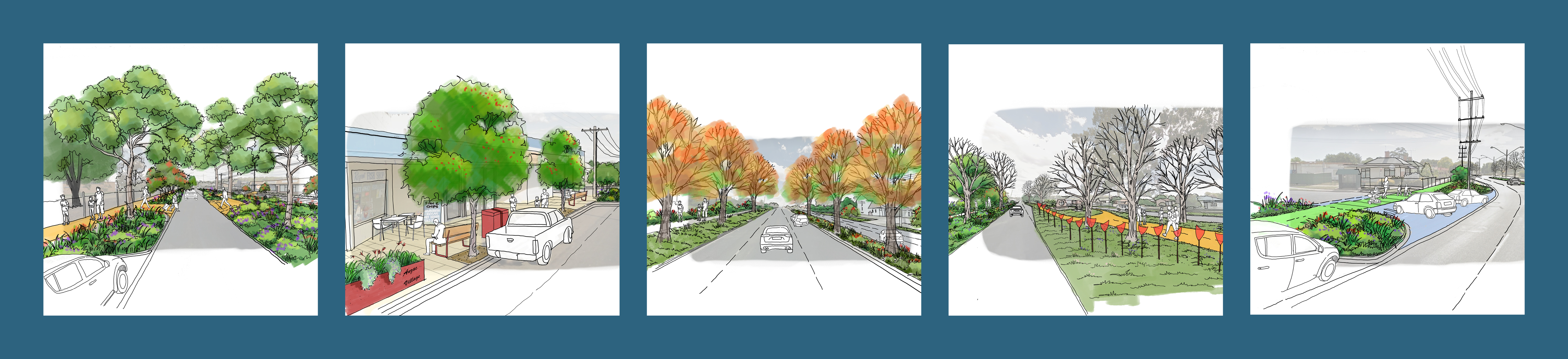 Anzac Avenue Masterplan Options | Engaging Mitchell