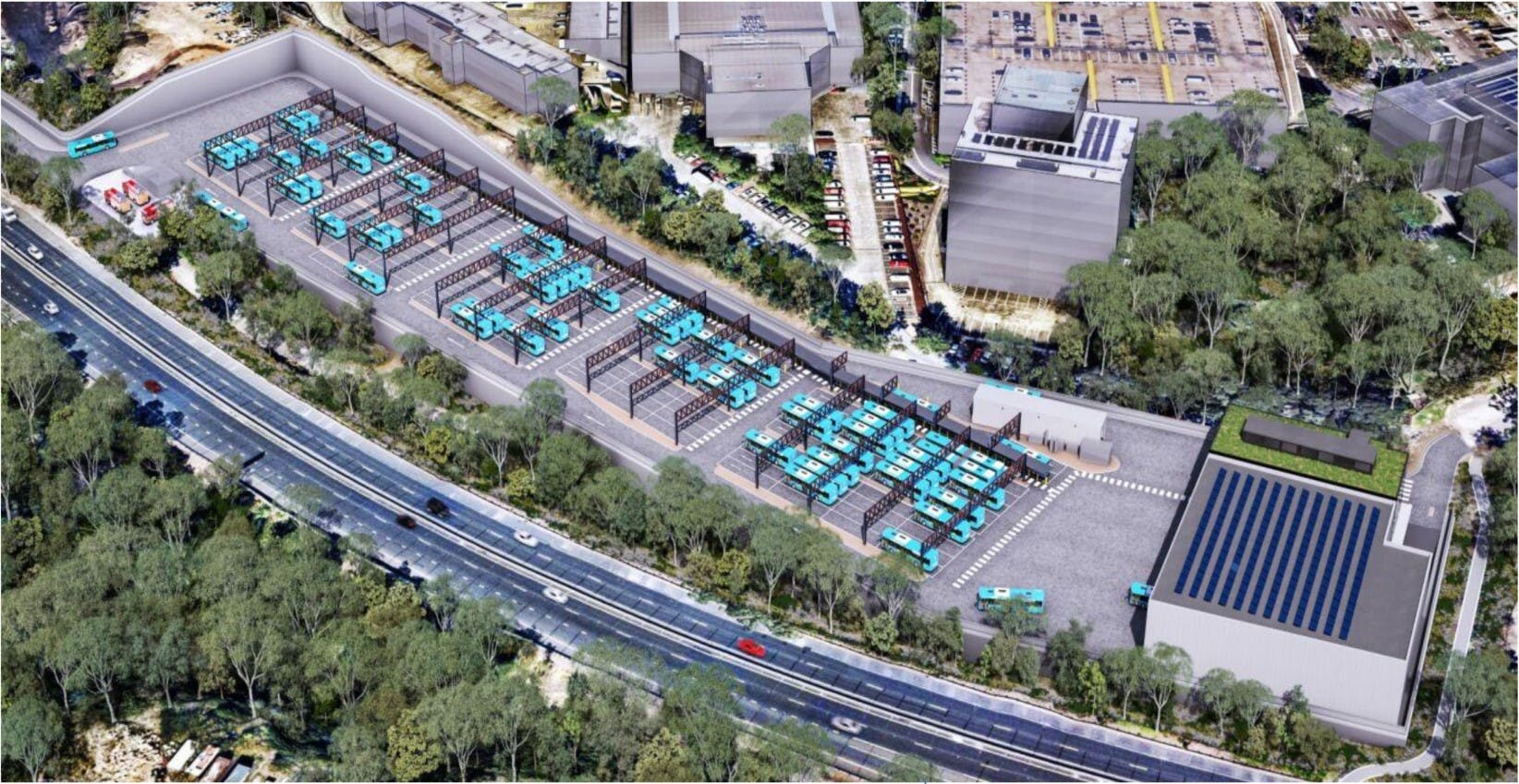 Artist Impressions. Subject to change | Macquarie Park Bus Depot design ...