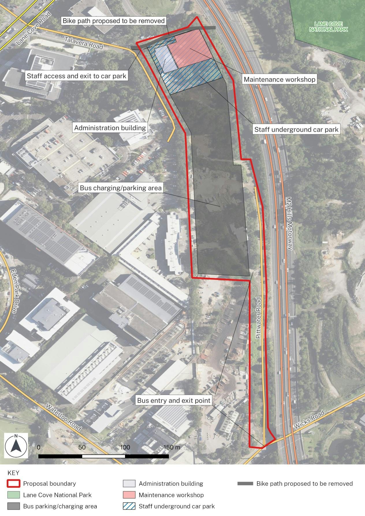 Site map | Macquarie Park Bus Depot design consultation | Your Say ...