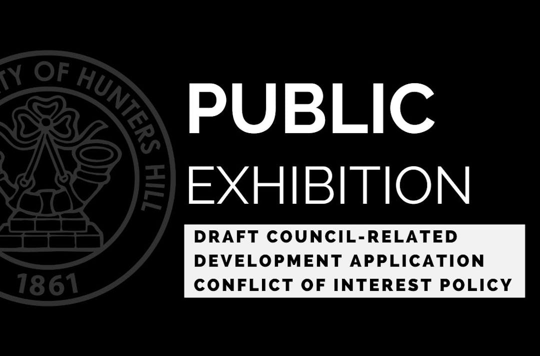 Draft Council-Related Development Application Conflict of Interest Policy | Connect Hunters Hill