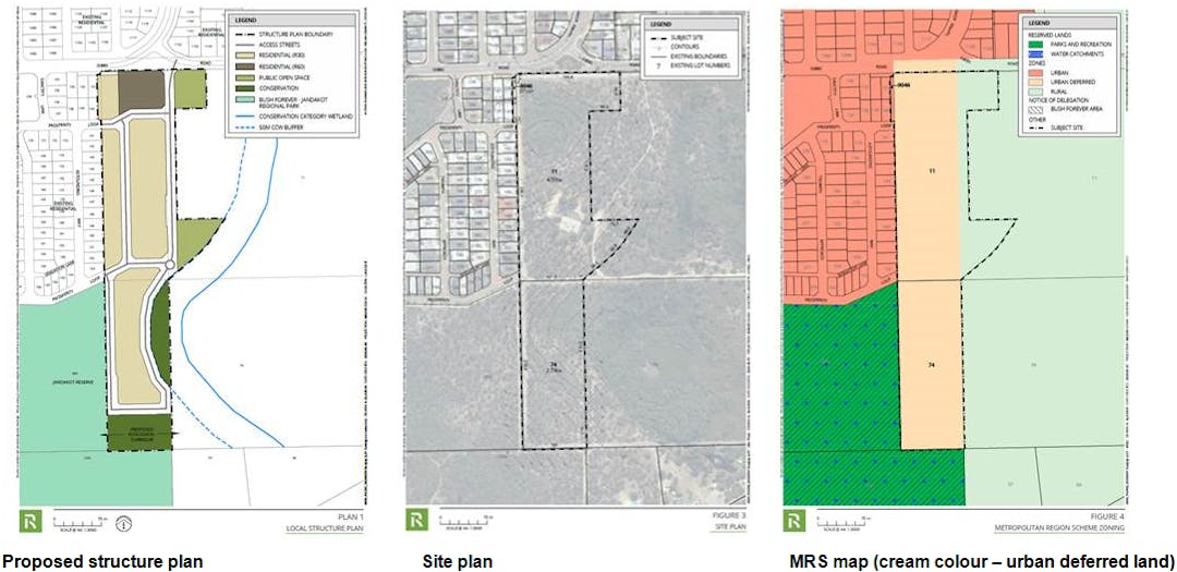 Proposed Structure Plan - Lots 11, 74 and 9046 Beenyup Road, Banjup ...