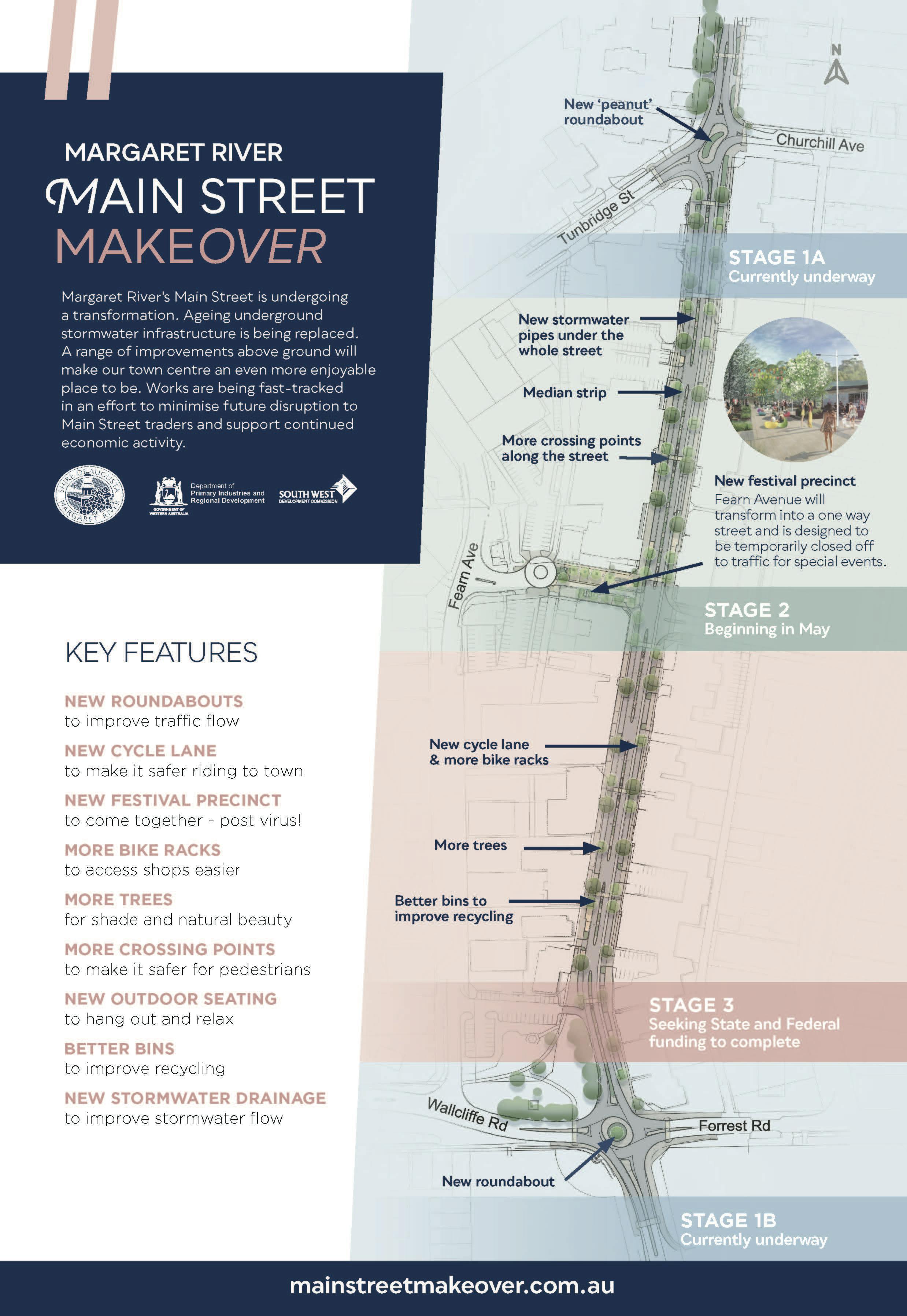 Photos | Margaret River Main Street Makeover | Your Say Augusta ...